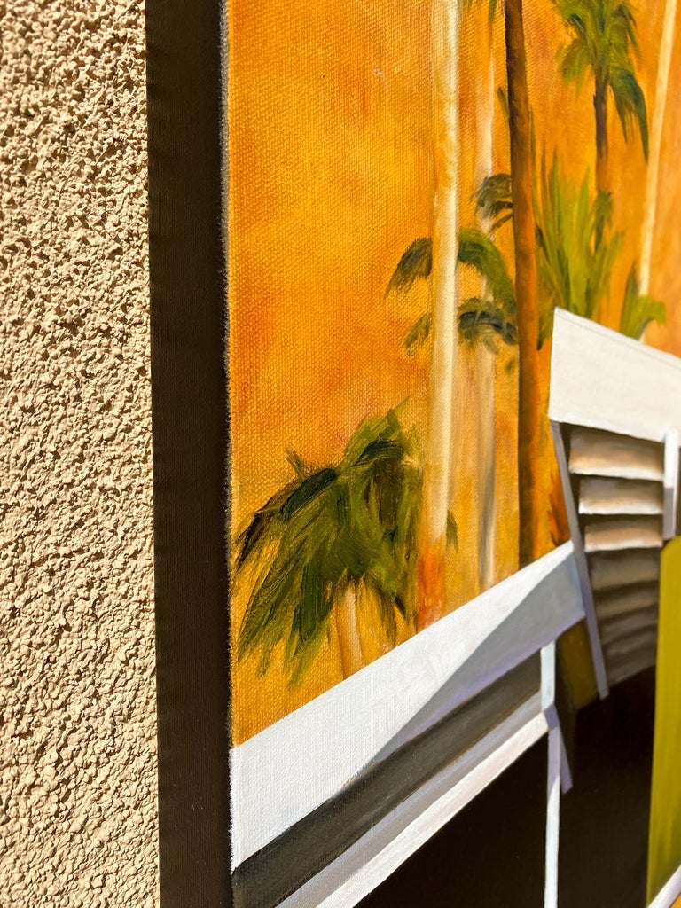 Mandy Main - Mid Century Modern XXV, Oil Painting For Sale at 1stDibs