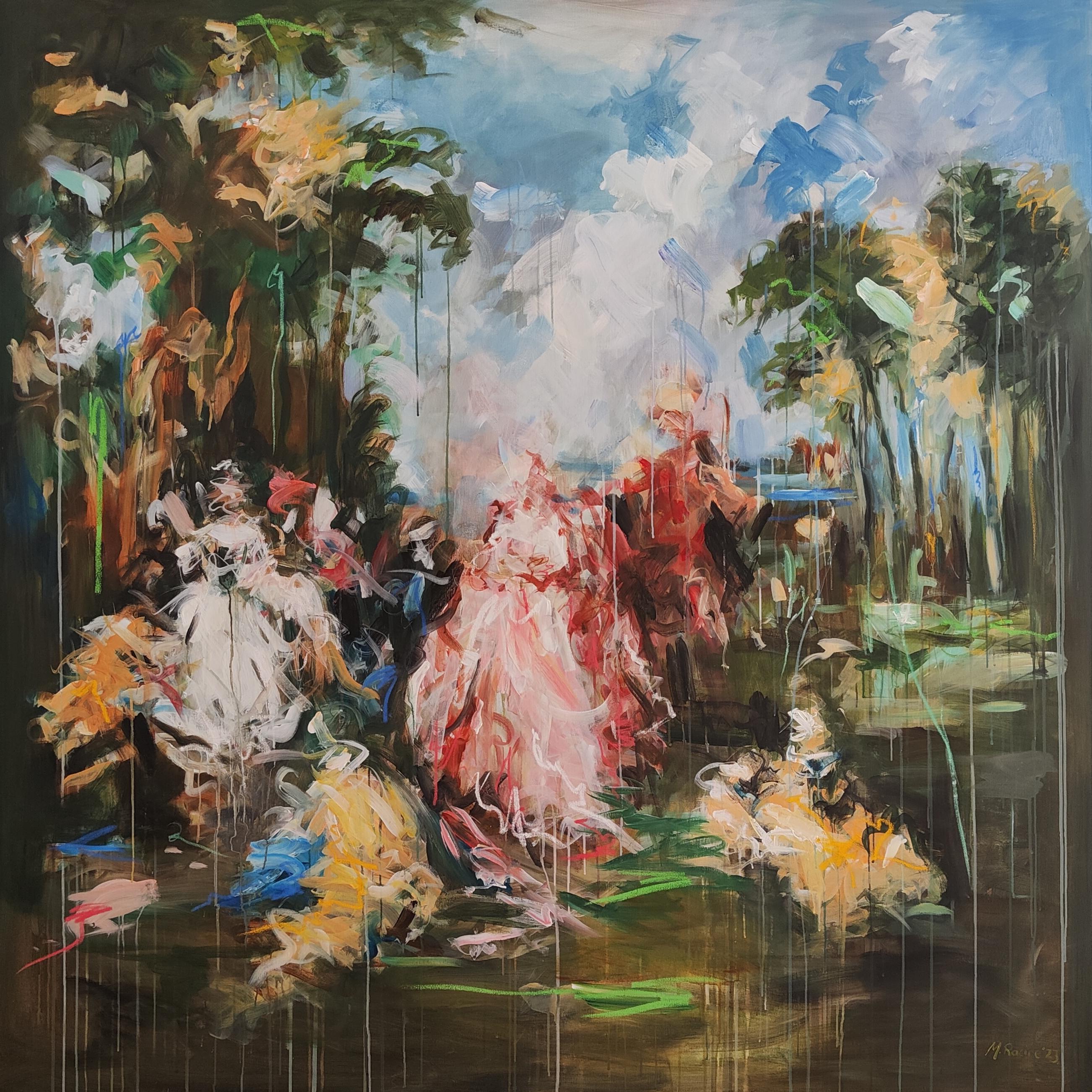 Mandy Racine - Abstract Figurative/Portrait/Landscape/Drip_Acrylic_Fete ...