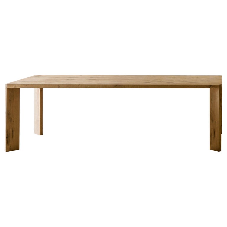 Manero Medium Table in Vintage Oak by Paolo Cappello For Sale at 1stDibs