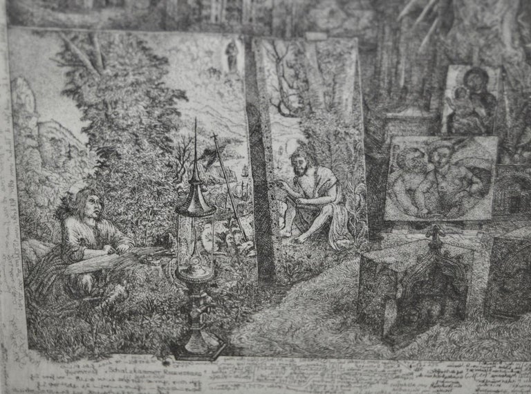 Manfred Sillner - Manfred Sillner "The Treasury of Regensburg" Etching ...