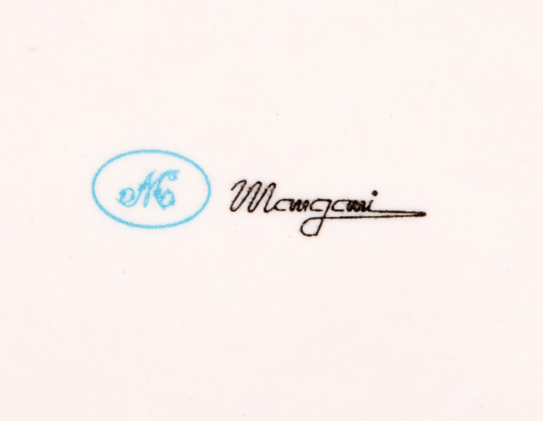 Mangani Italian Porcelain Basket Shaped Floral Painted Centrepiece For ...