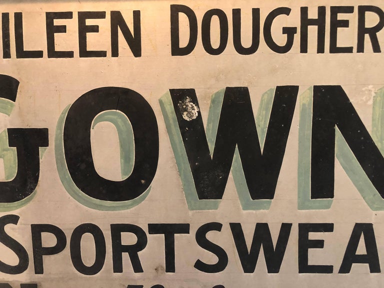 New York City Fashion Trade Sign at 1stDibs