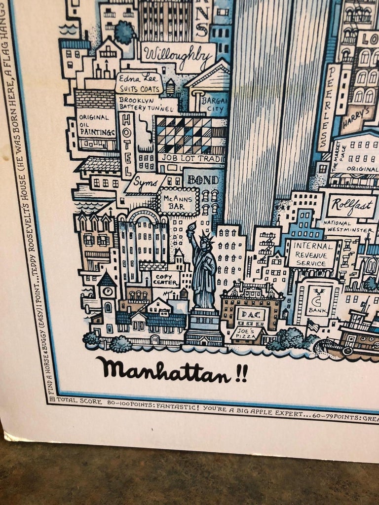 Manhattan, Poster on Board by Tony Graham at 1stDibs