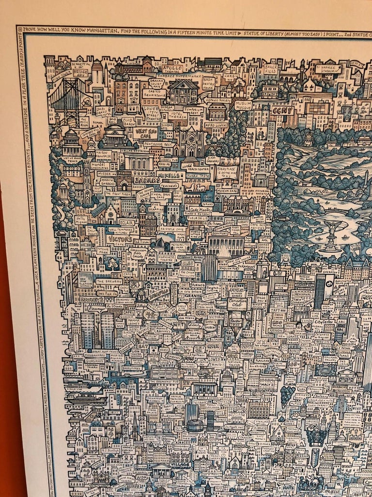 Manhattan, Poster on Board by Tony Graham at 1stDibs