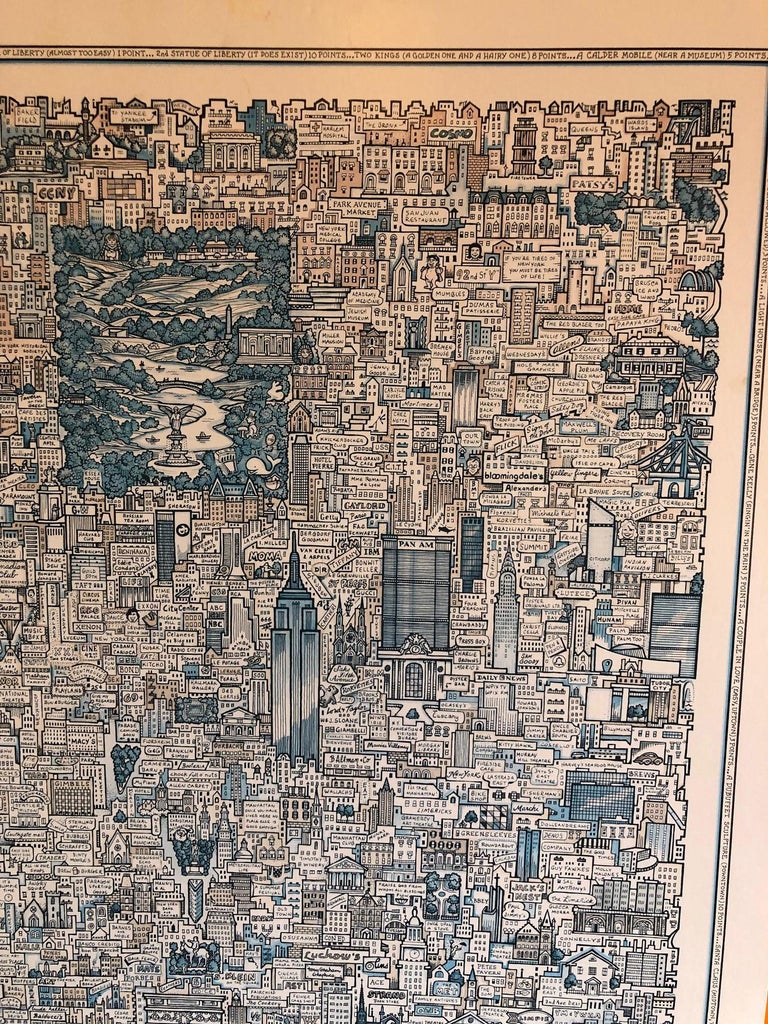 Manhattan, Poster on Board by Tony Graham at 1stDibs