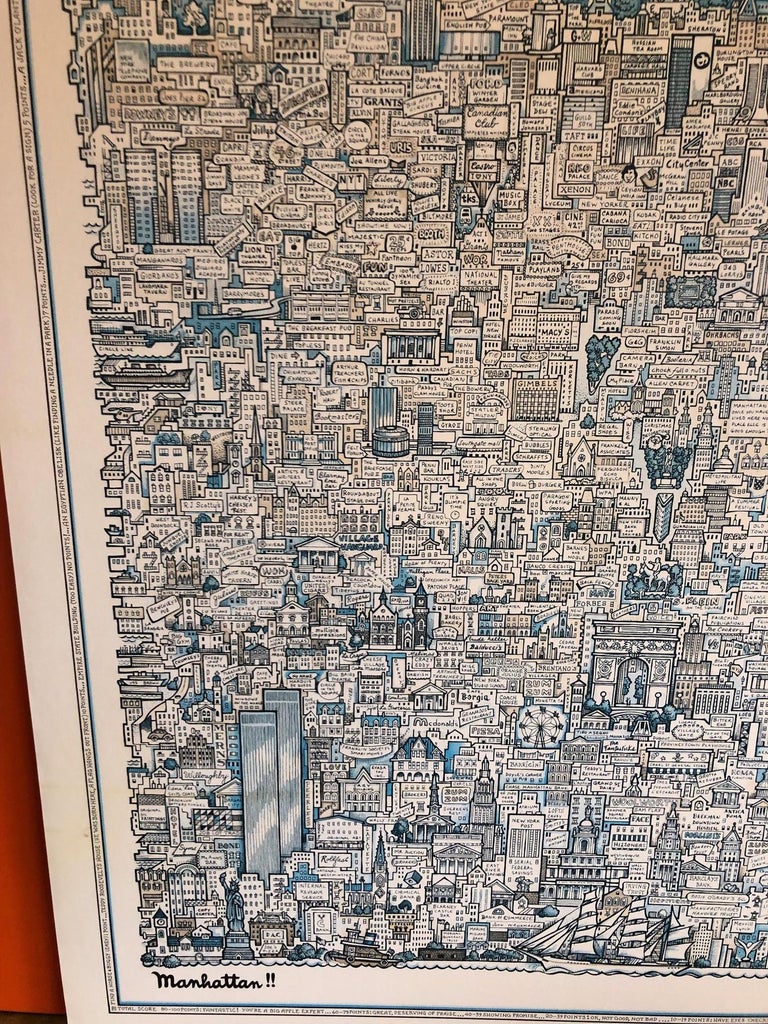 Manhattan, Poster on Board by Tony Graham at 1stDibs