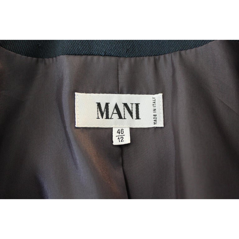 Mani by Armani Green Wool Classic Jacket For Sale at 1stDibs