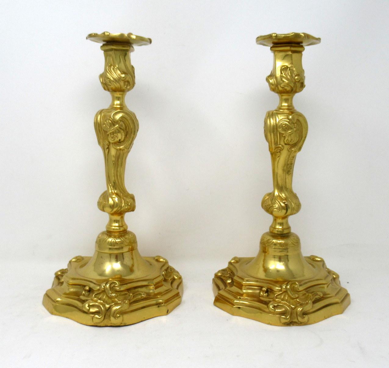 Manner Juste Aurèle Meissonier Large Pair French Ormolu Bronze Dore ...