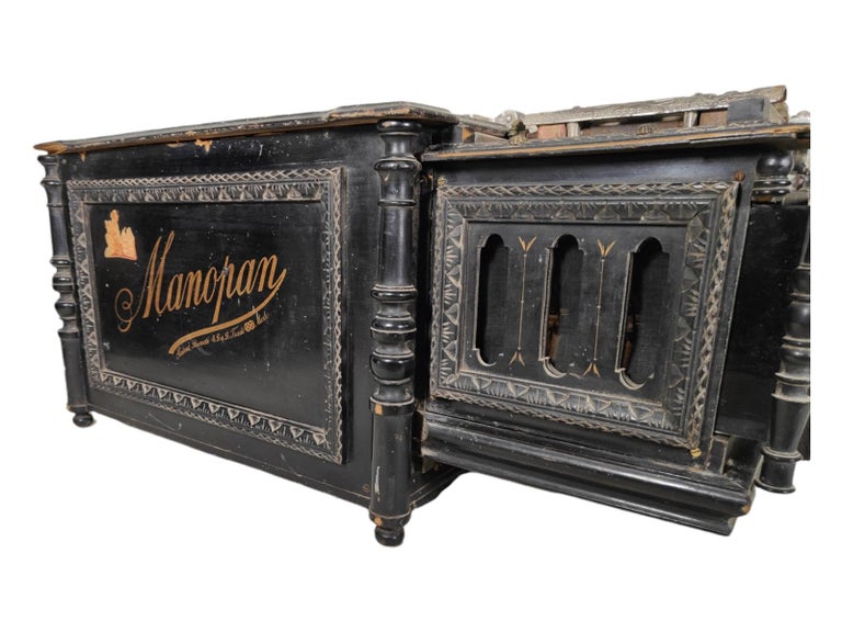 Manopan Crank Musical Organ 19th Century For Sale at 1stDibs | manopan ...