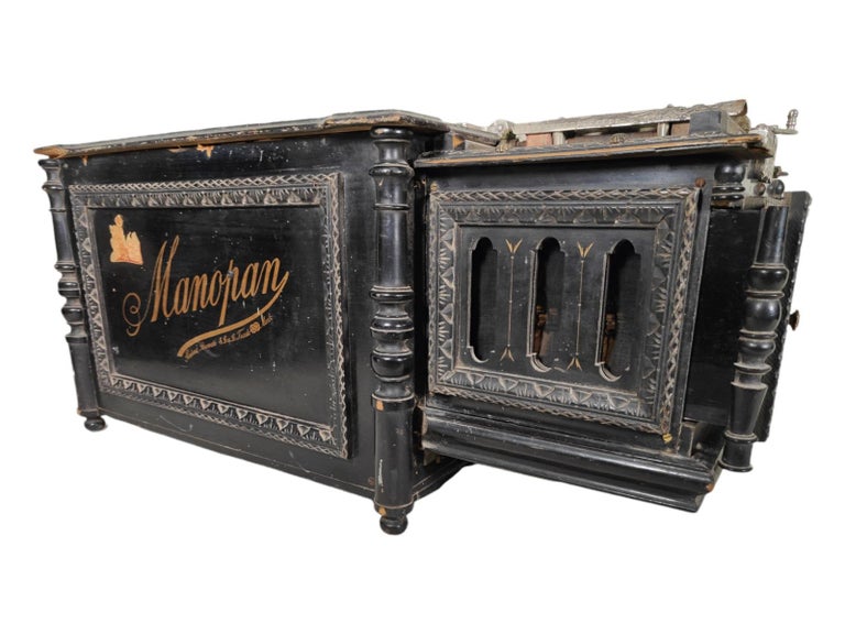 Manopan Crank Musical Organ 19th Century For Sale at 1stDibs | manopan ...