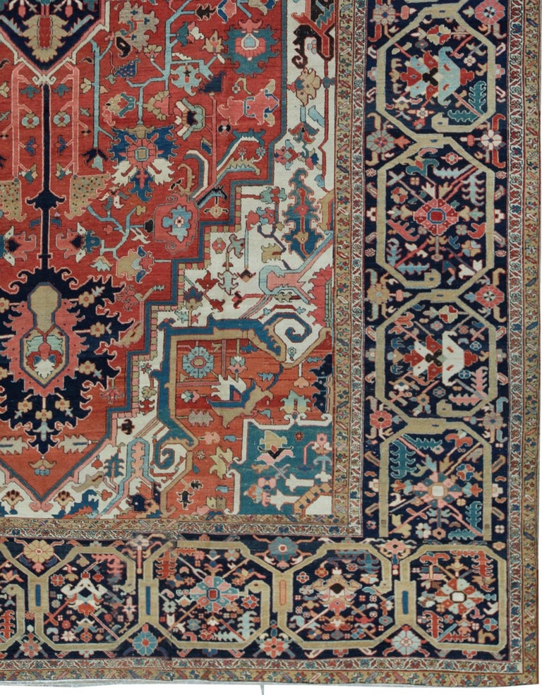 Mansion Sized Antique Persian Serapi Rug, circa 1900 For Sale at ...