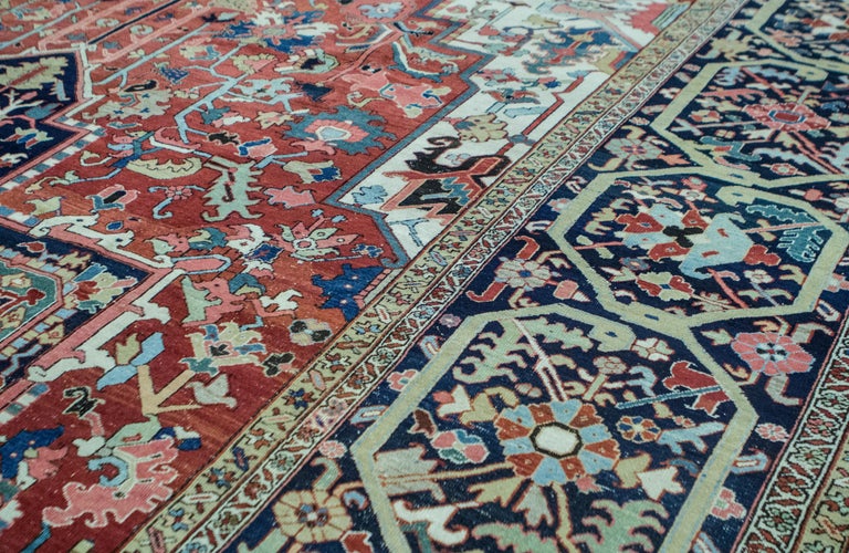 Mansion Sized Antique Persian Serapi Rug, circa 1900 For Sale at ...