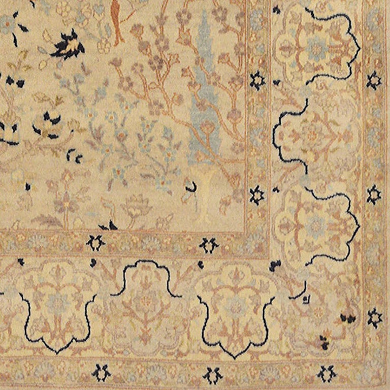 Mansour Exquisite Handmade Tabriz Rug For Sale at 1stDibs