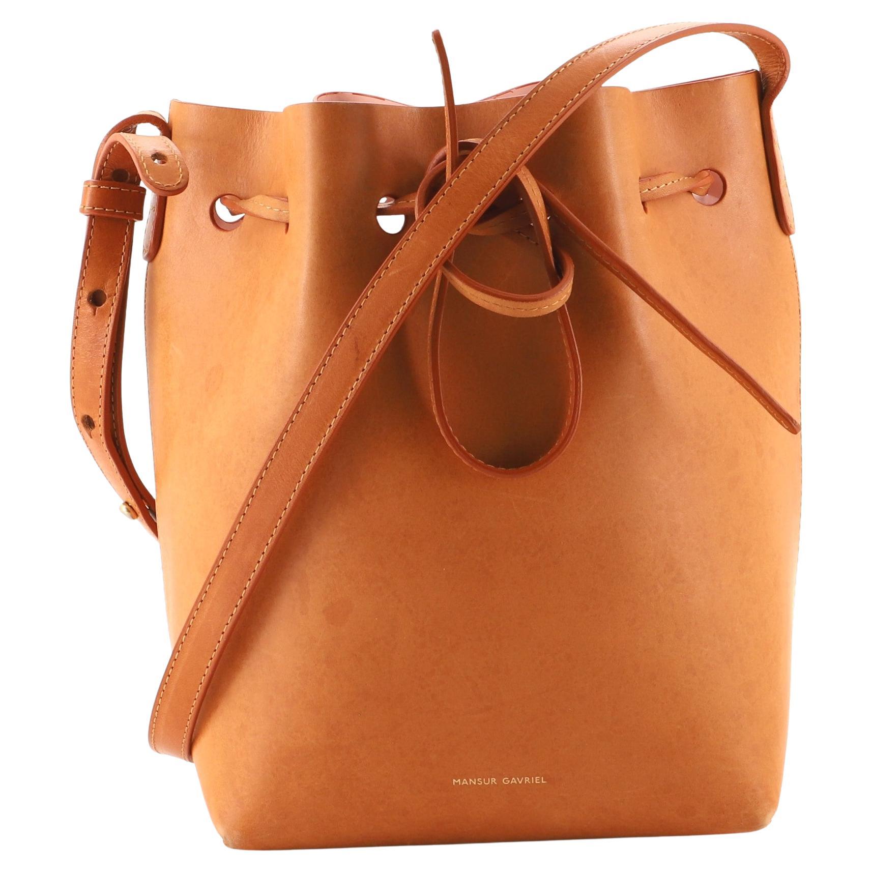 Mansur Gavriel Bucket Bag Leather Large at 1stDibs