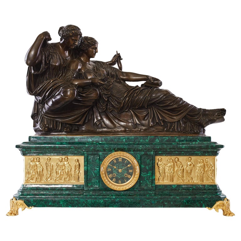 Mantel Clock 19th Century Napoleon III Period at 1stDibs