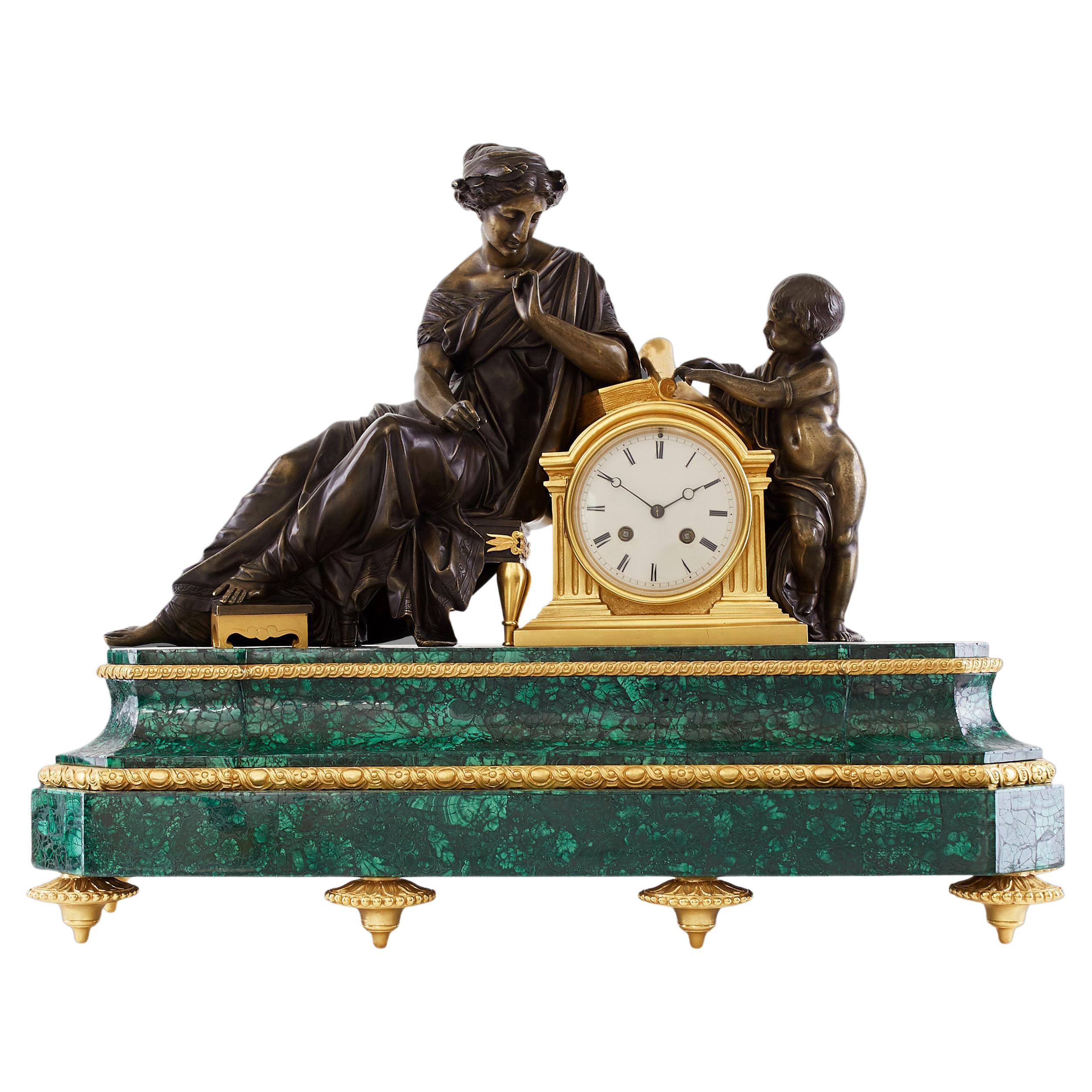 19th Century Napoleon Clock For Sale at 1stDibs