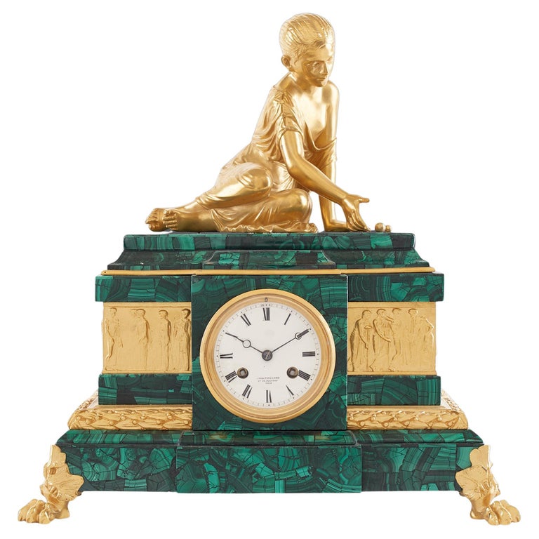 Mantel Clock 19th Century, Napoleon III Period at 1stDibs