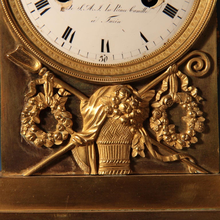 Mantel Clock, Camillo Borghese, First Quarter 19th Century For Sale at ...