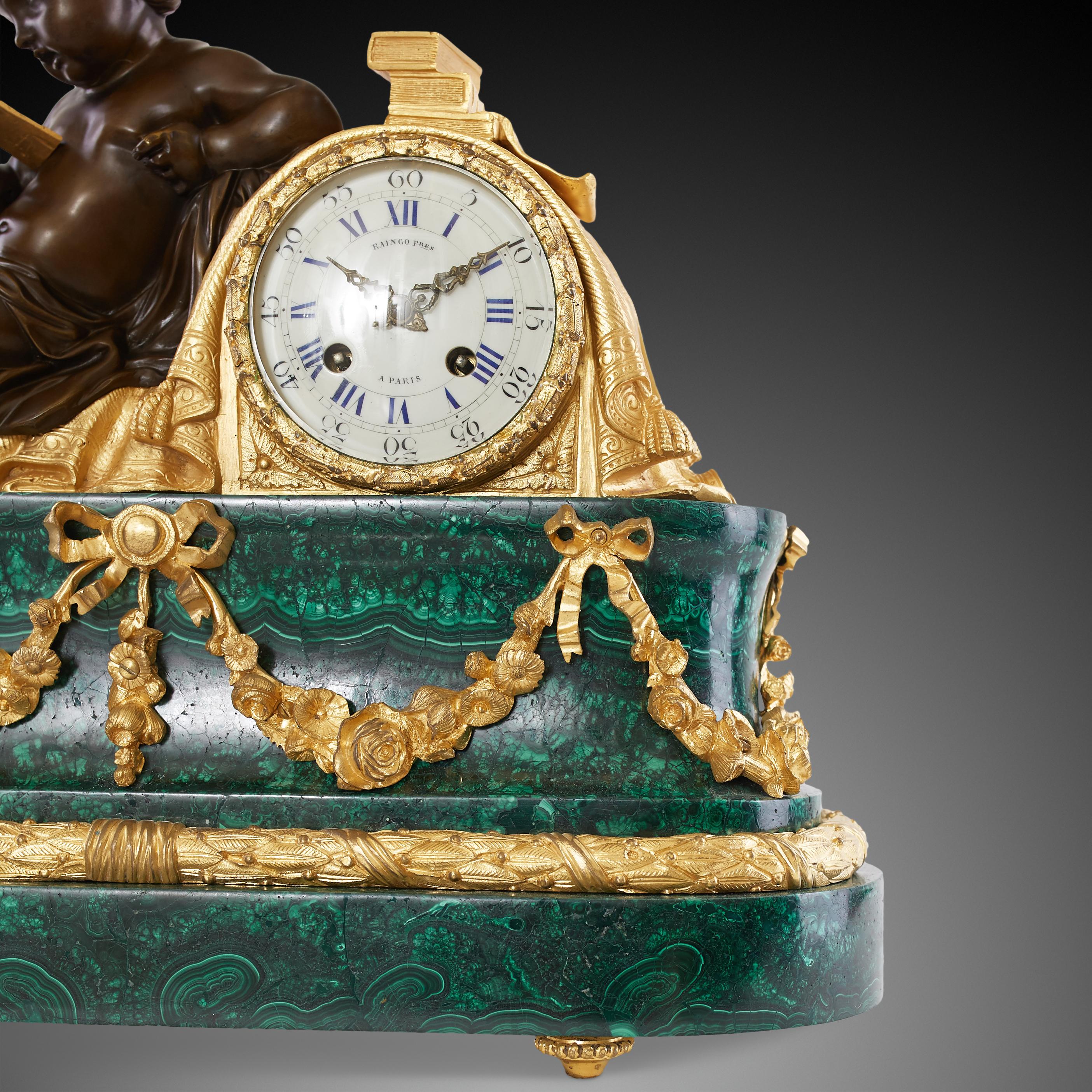 Mantel Clock, 19th Century, Napoleon III Period For Sale at 1stDibs