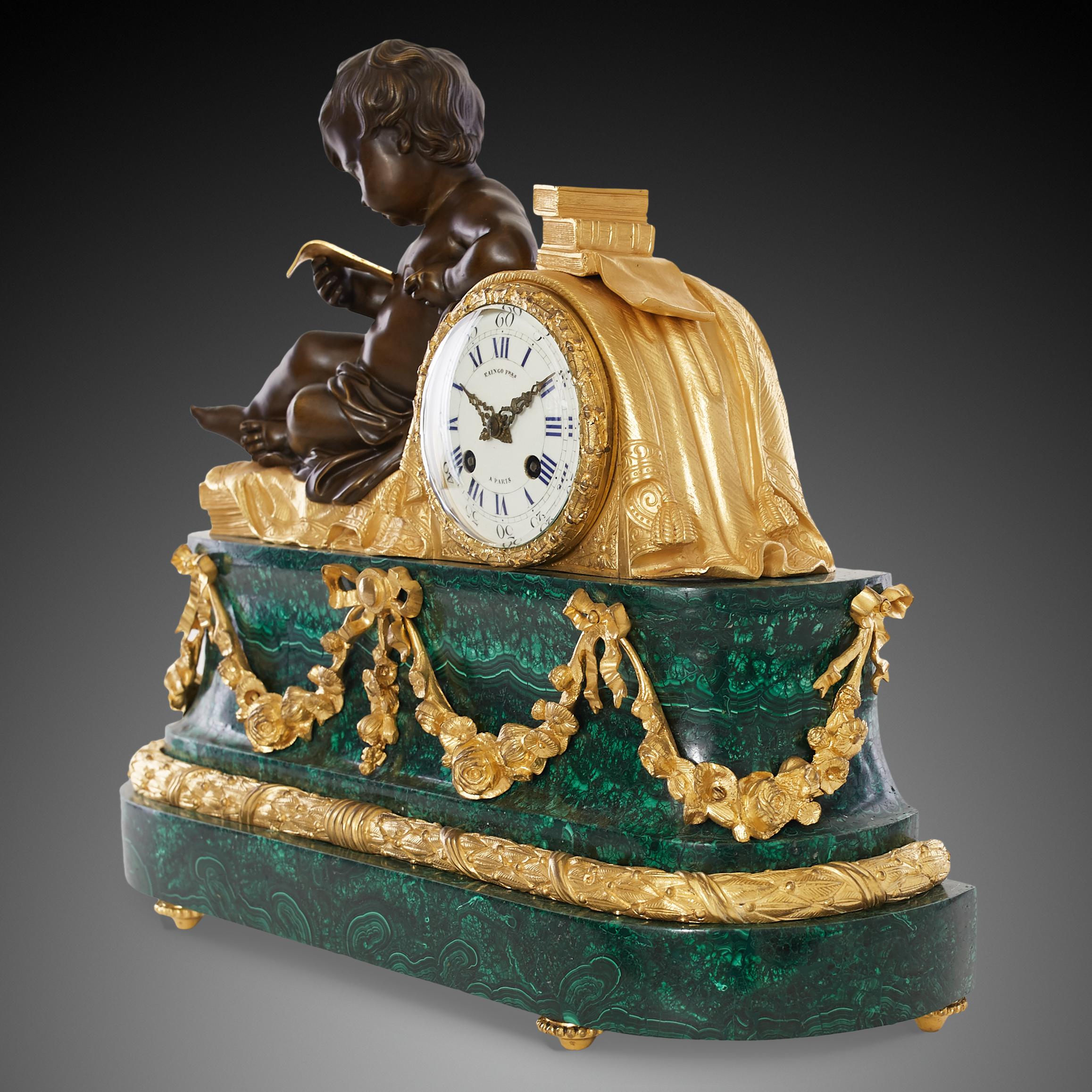 Mantel Clock, 19th Century, Napoleon III Period For Sale at 1stDibs