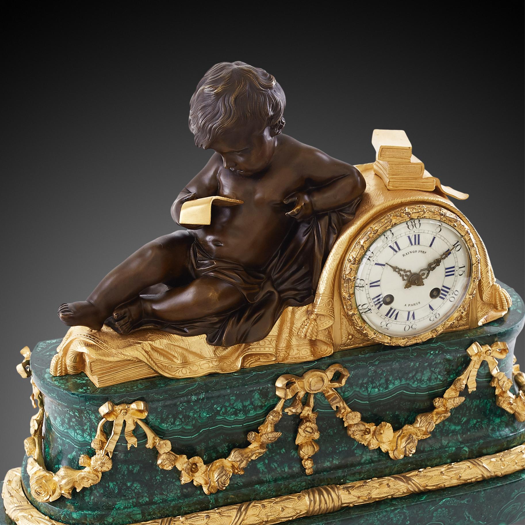 Mantel Clock, 19th Century, Napoleon III Period For Sale at 1stDibs