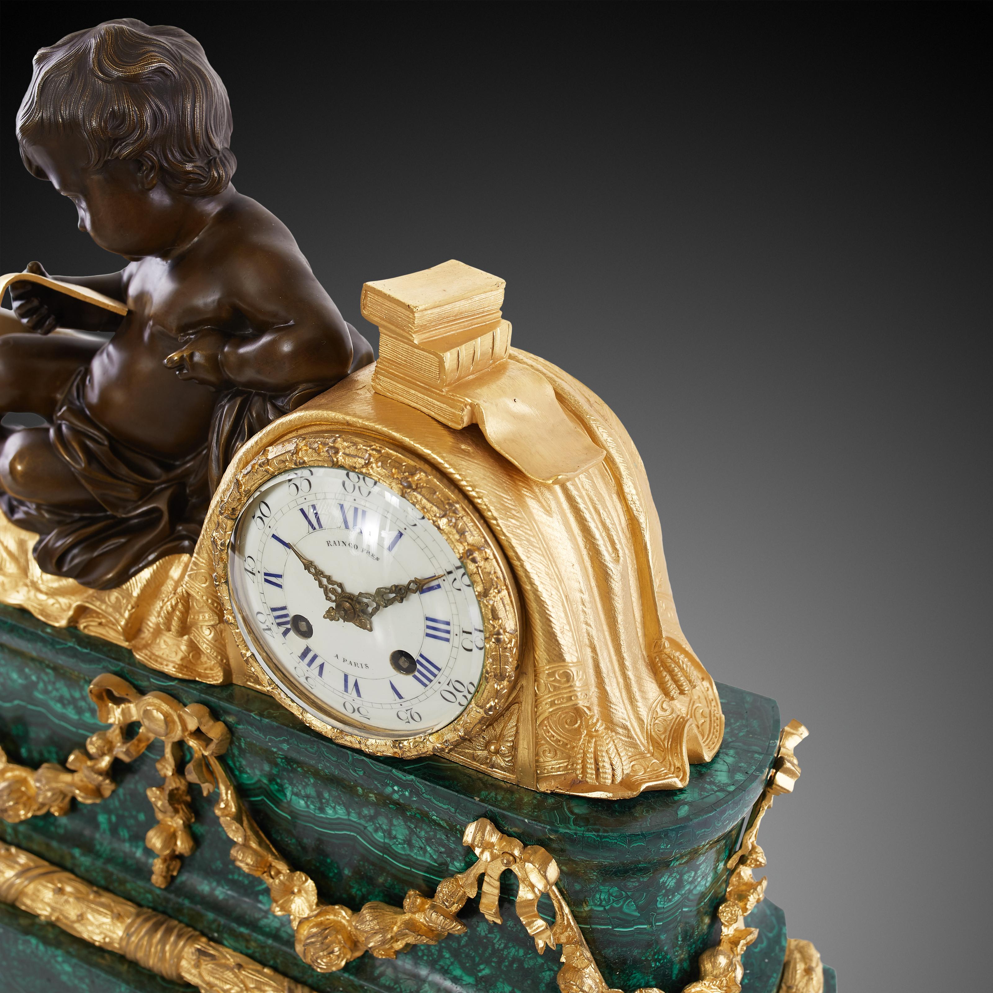Mantel Clock, 19th Century, Napoleon III Period For Sale at 1stDibs