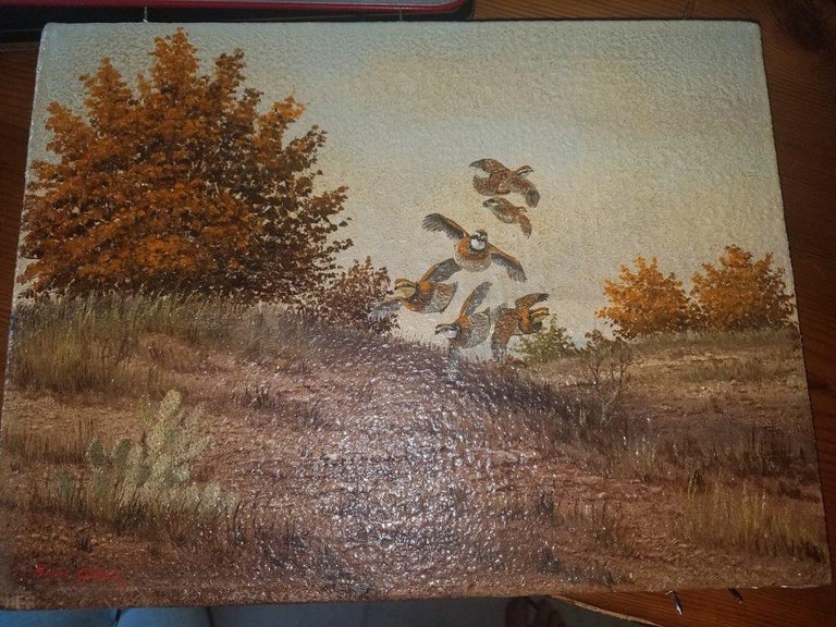Manuel Garza Oil on Canvas, 1968 For Sale at 1stDibs