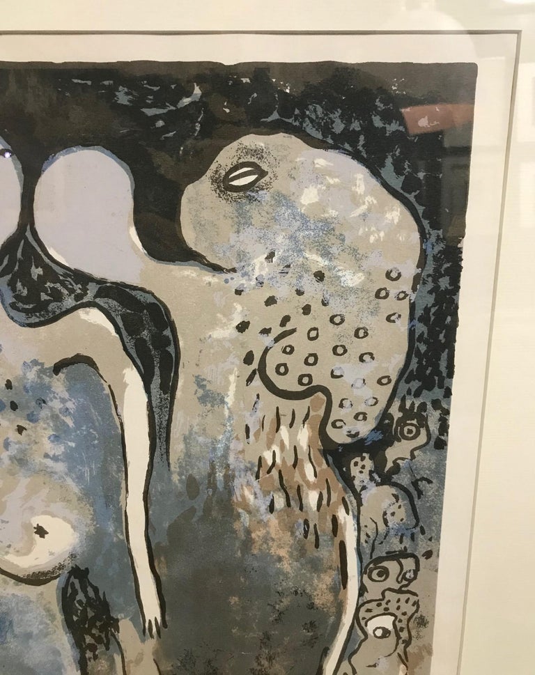 Manuel Mendive Afro-Cuban Artist Limited Edition Signed Serigraph, 1990 ...
