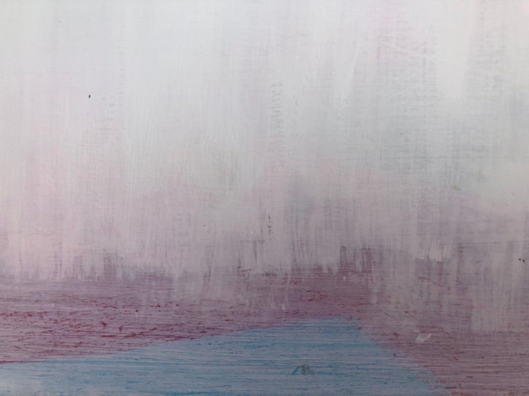 Manuel Pinazo - Color faded mixed technique on table abstract painting ...