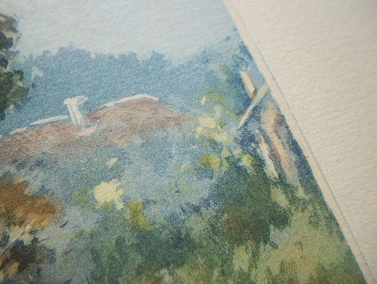 Manuel Robbe, 'Entrance to Village', Etching with Aquatint, France, C ...