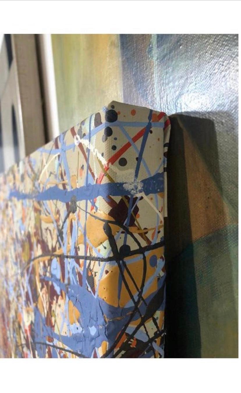 Manuel Roberto - Large Acrylic Painting on Canvas by Manuel Roberto For ...