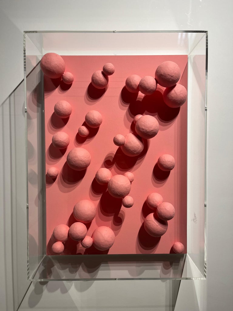 Manuel Ursprung - Schinken Bälle - Contemporary, abstract, 3D, modern, minimal, textured, round ...