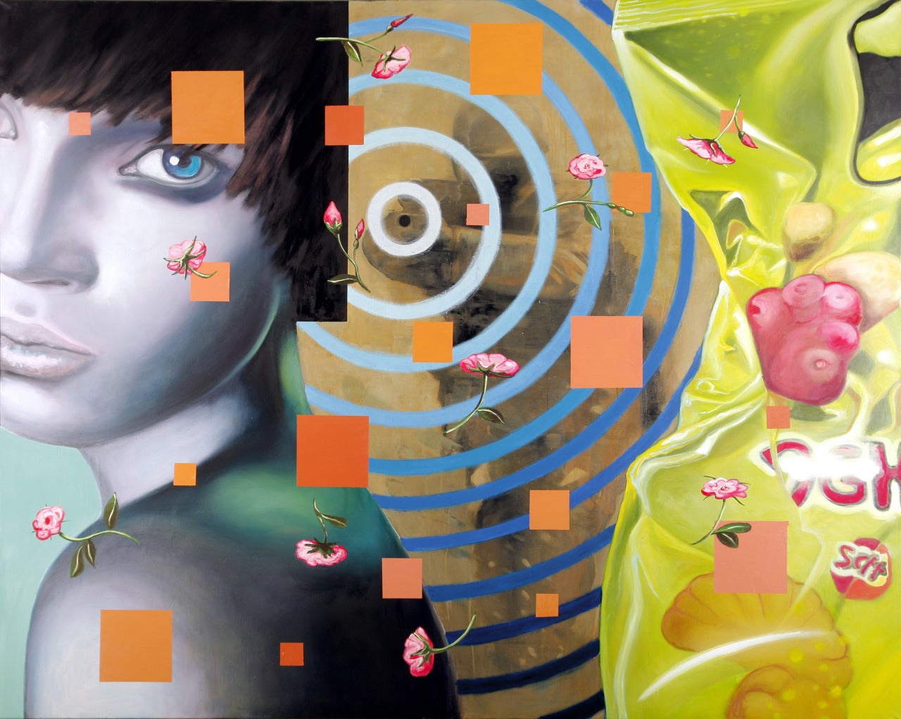 Manzur Kargar - FACE SPLASH 2 at 1stDibs