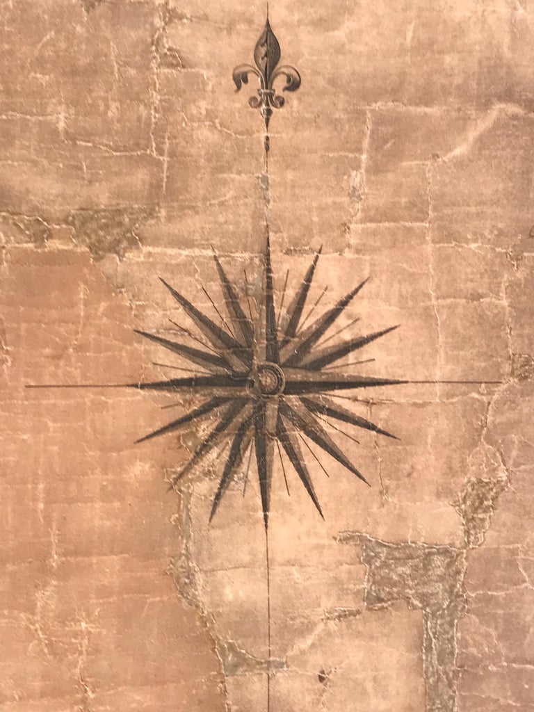 Map Hanging Wall County of Devon C&J Greenwood 1827 Exeter Cathedral ...