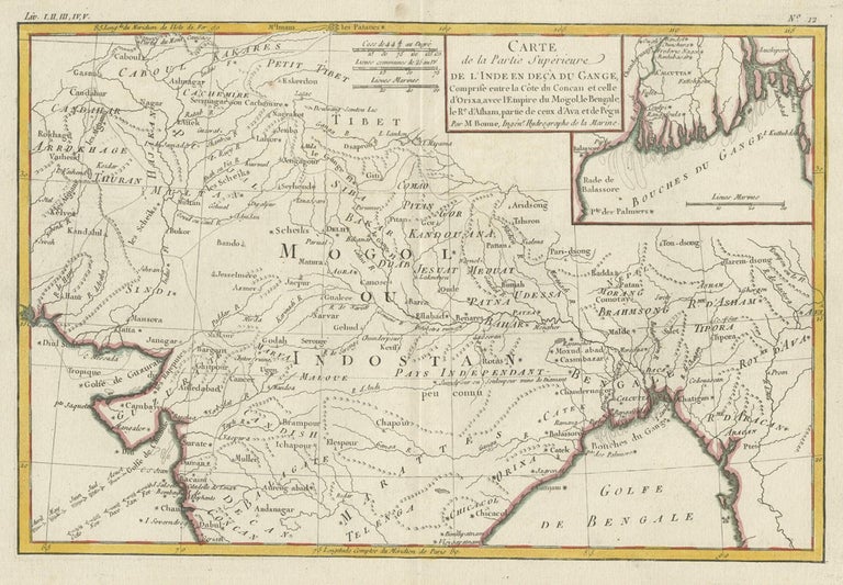 Map of Northern India from Kandahar and Kashmir South as far as Decan ...