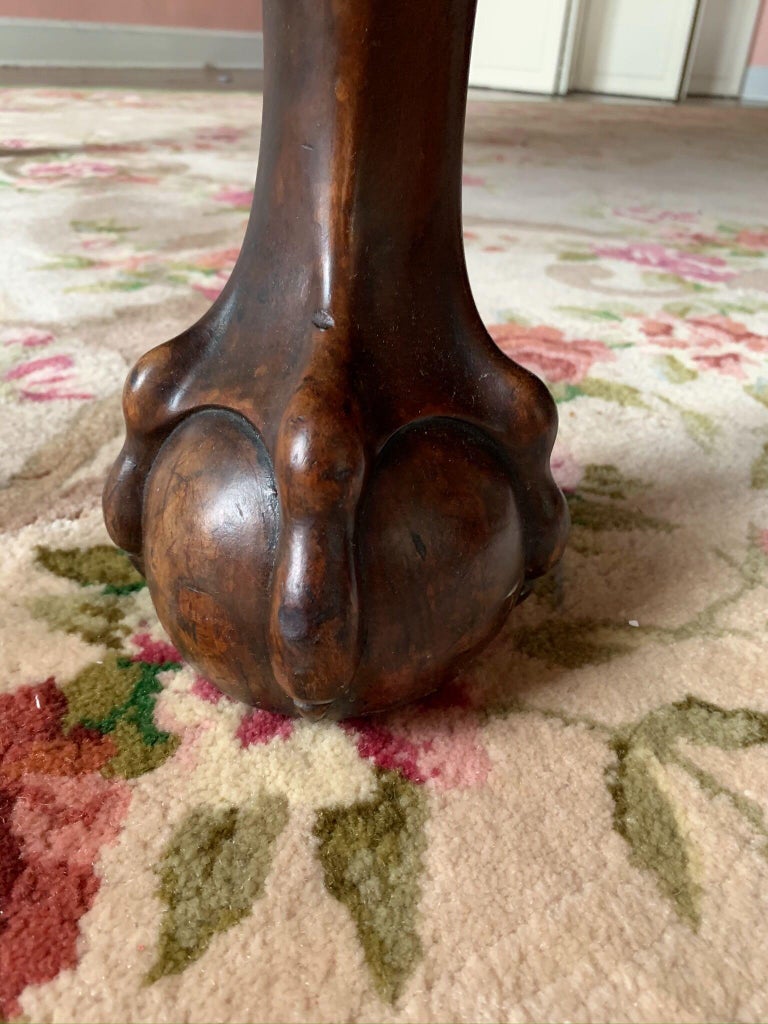 Maple and Co. English Chippendale Style Extendable Dining Table at 1stDibs