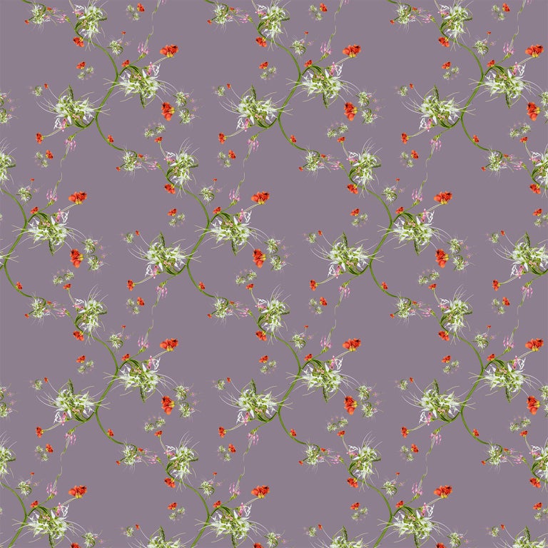 Maple Floral Wallpaper For Sale at 1stDibs