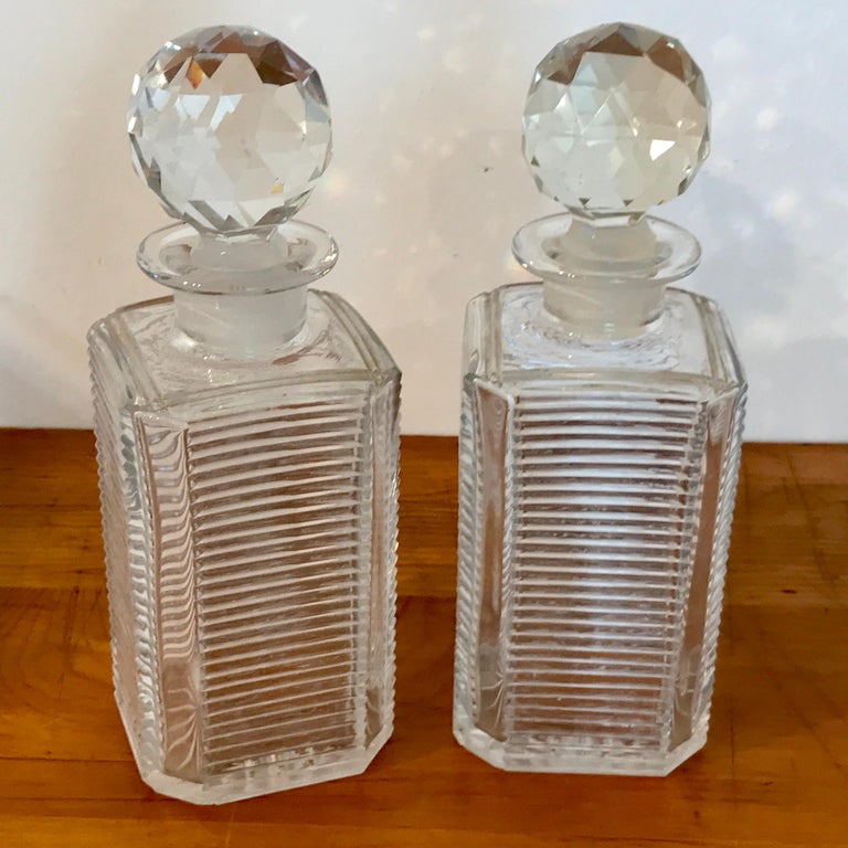Mappin Bros. Diminutive Tauntless with Cut Glass Decanters For Sale at ...