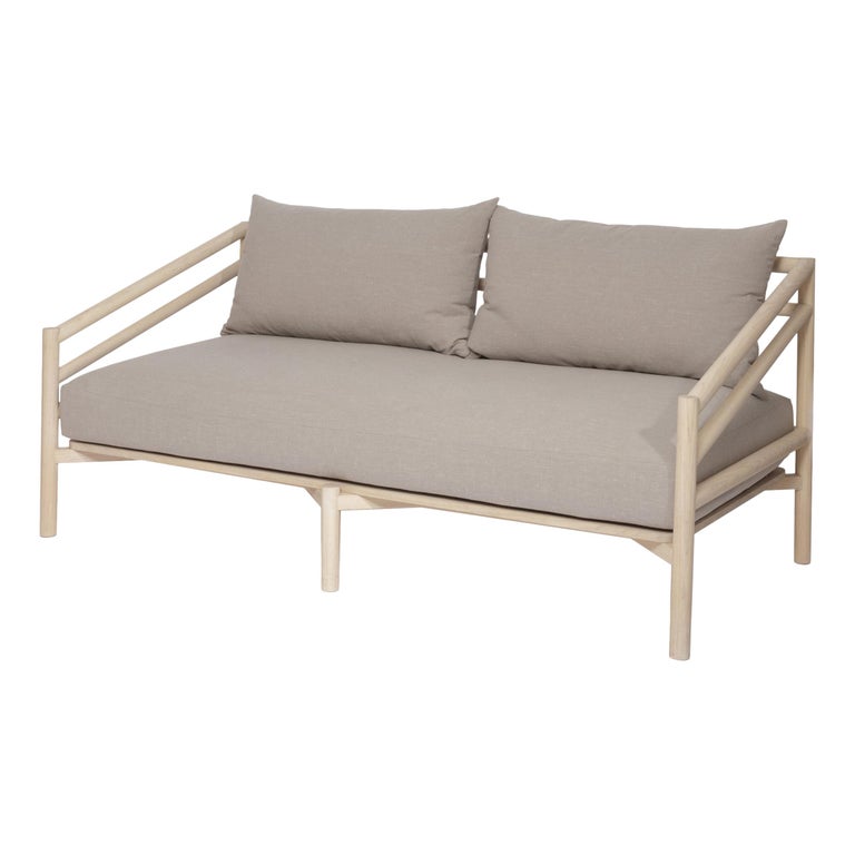 Mar ash wood and upholstery Sofa For Sale at 1stDibs
