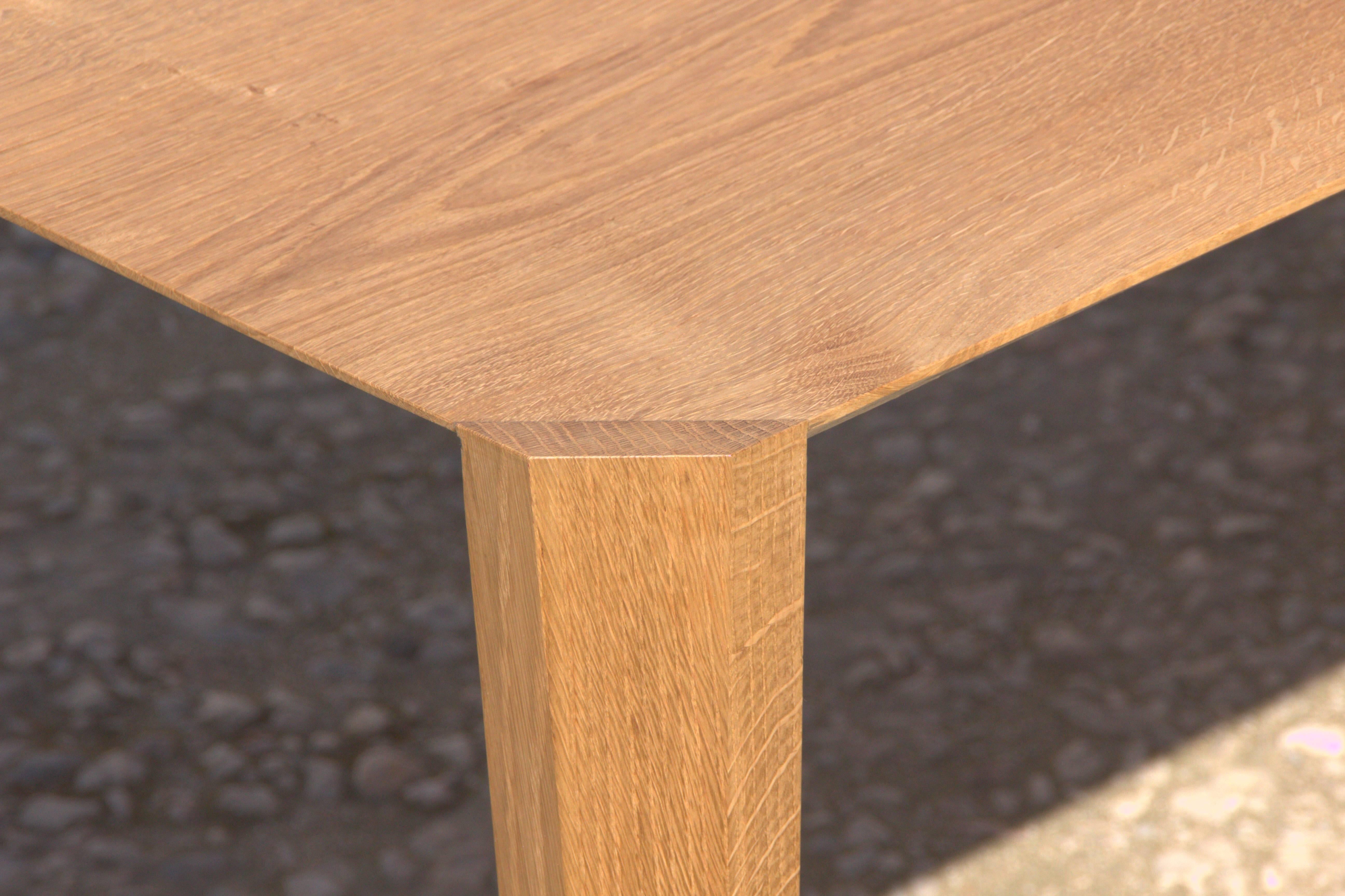 Mar Dining Table, a Sculptural and Modern Light Solid Oak Table by ...