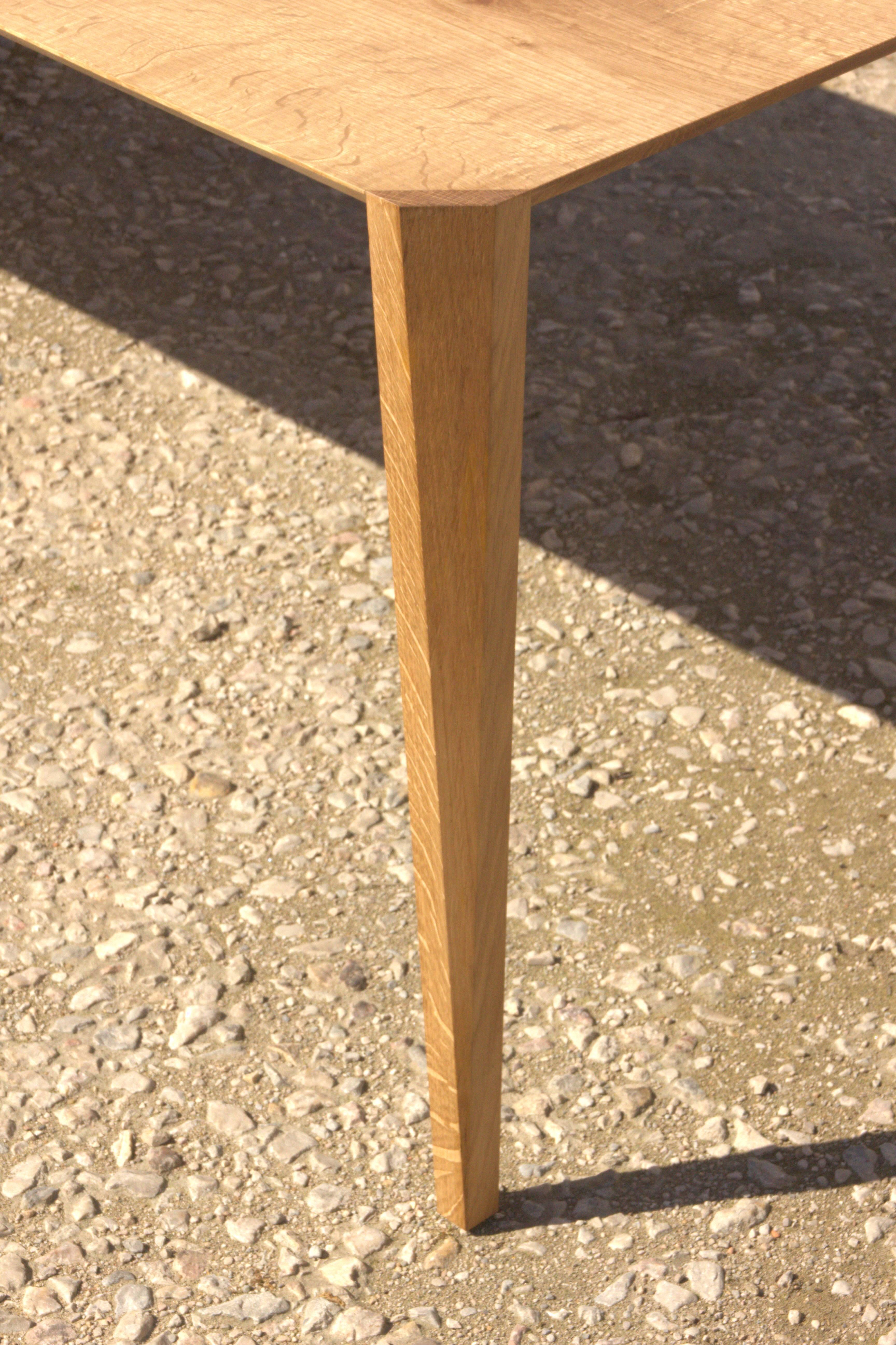 Mar Dining Table, a Sculptural and Modern Light Solid Oak Table by ...