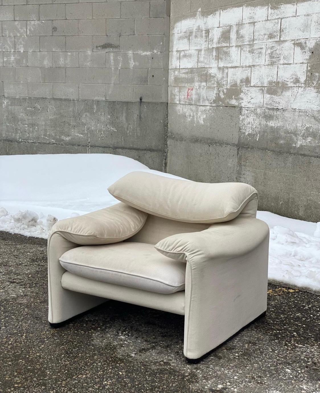 Maralunga Chair by Vico Magistretti for Casino, 1970s at 1stDibs ...