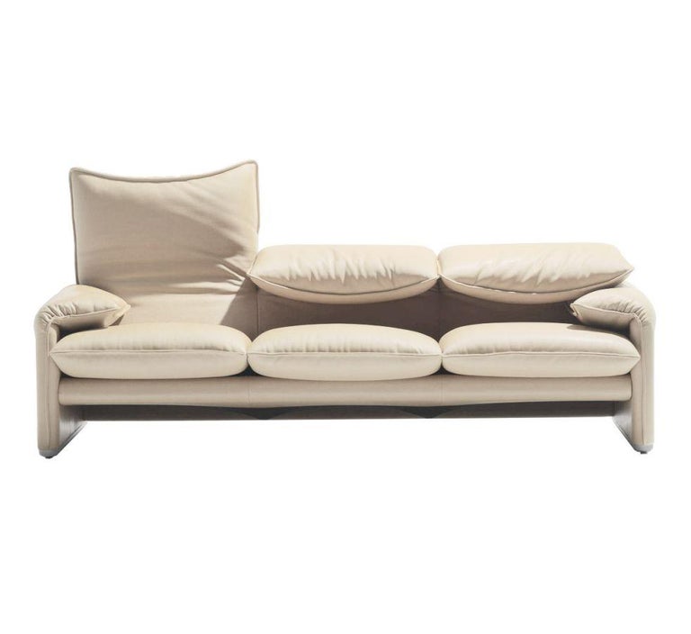 Maralunga Large Sofa by Vico Magistretti from Cassina For Sale at 1stDibs