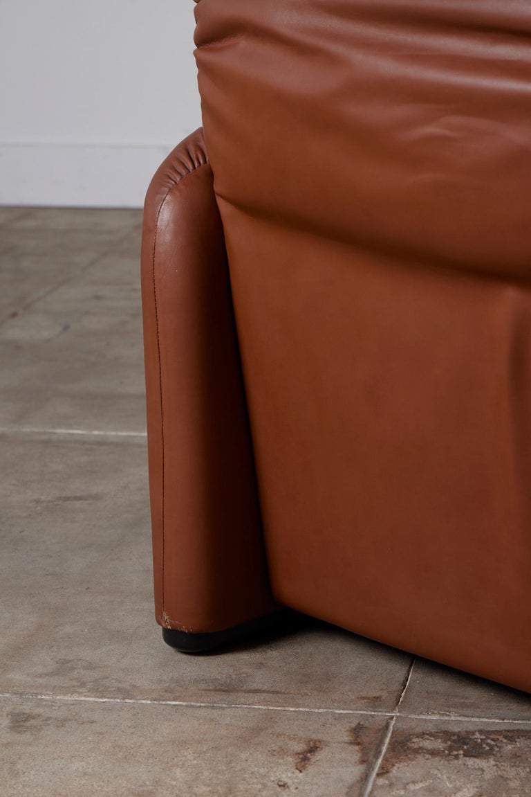 Maralunga Lounge Chair and Ottoman by Vico Magistretti for Cassina at ...