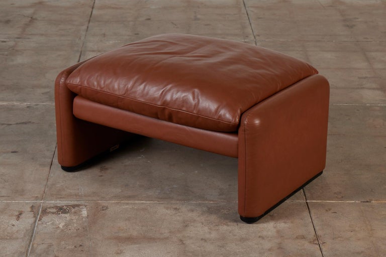 Maralunga Lounge Chair and Ottoman by Vico Magistretti for Cassina at ...