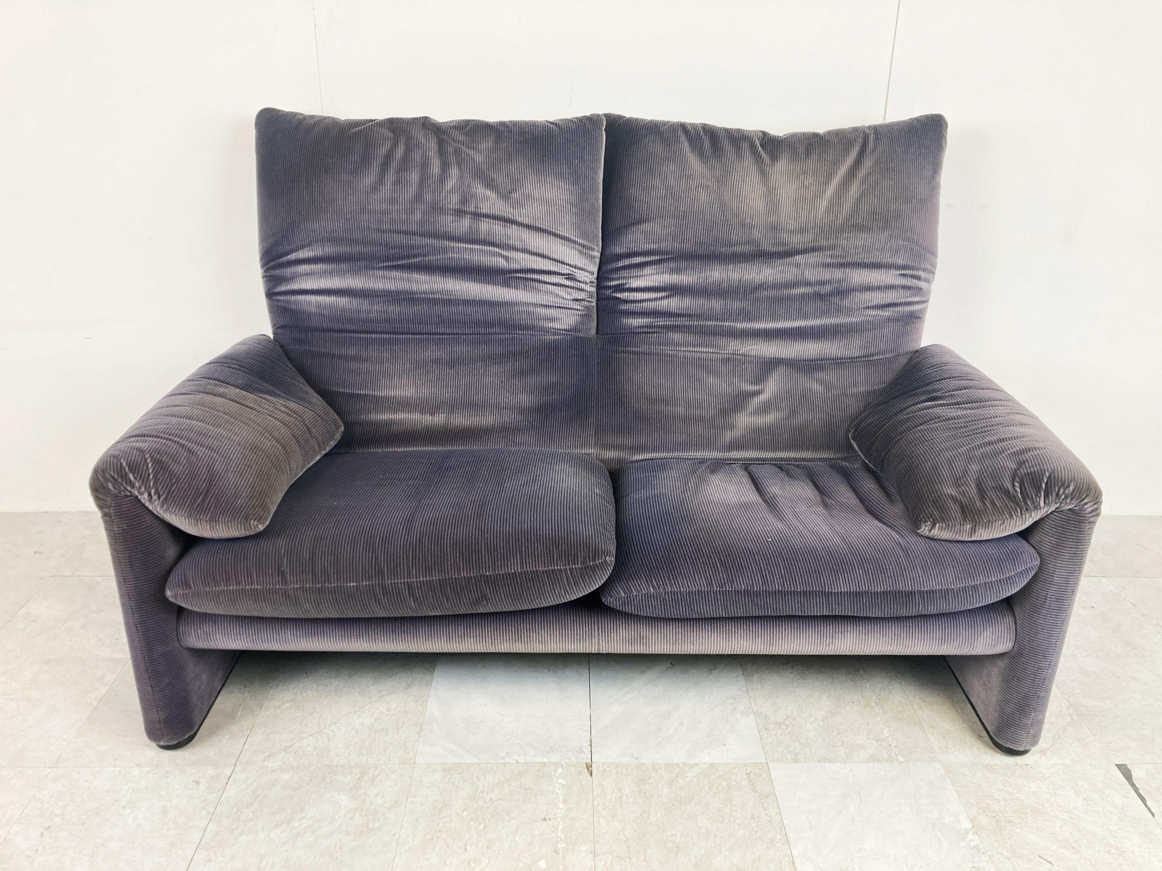 Maralunga sofa by Vico Magistretti for Cassina at 1stDibs | vintage ...