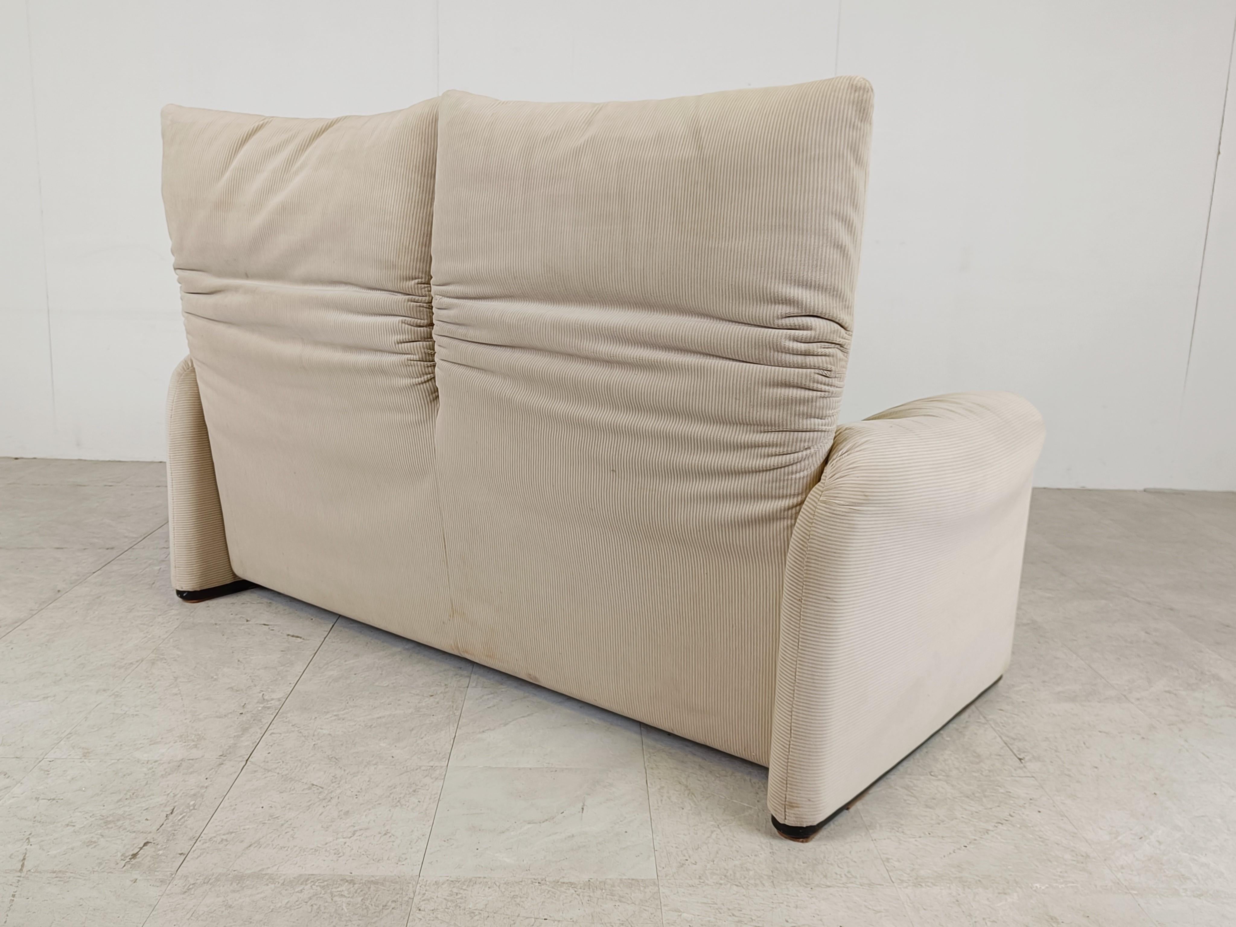 Maralunga Sofa by Vico Magistretti for Cassina For Sale at 1stDibs