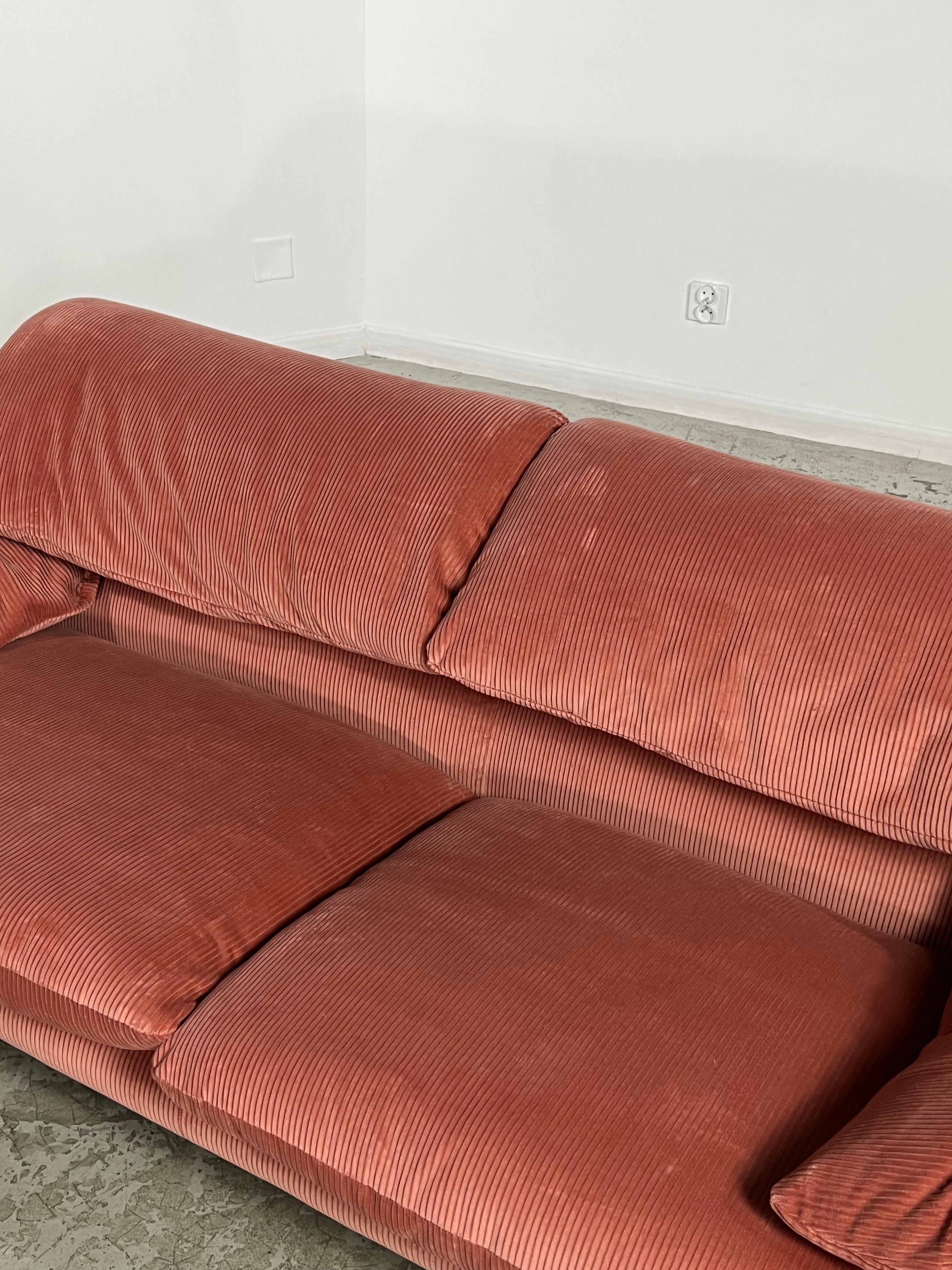 Maralunga Sofa by Vico Magistretti for Cassina, Italy, 1973 For Sale at ...