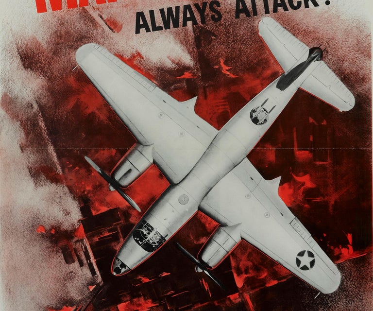"Marauders Always Attack!" Vintage Wwii Army Air Forces Poster, 1943 ...