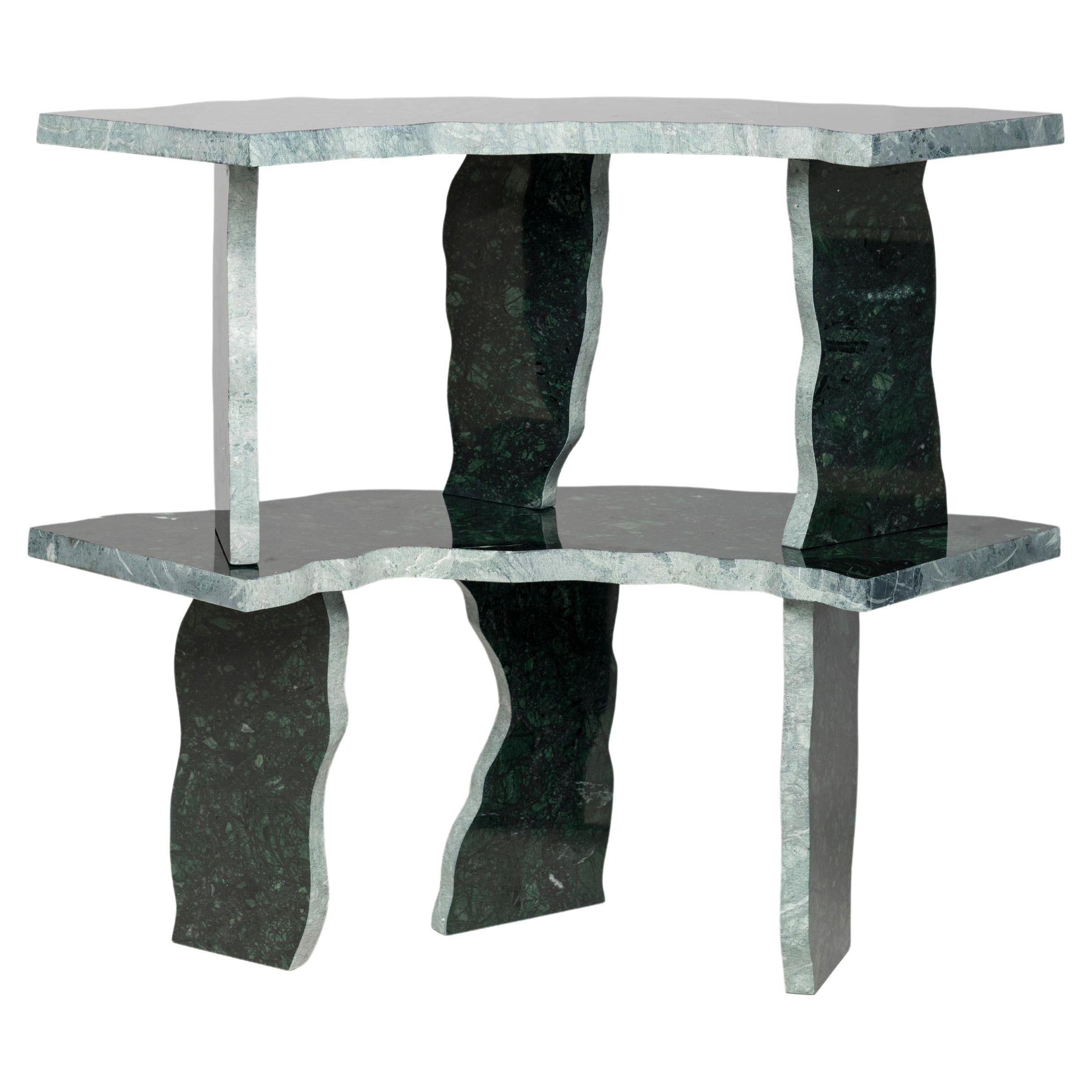 Marbelicious, contemporary collectible bookcase in Guatemala marble ...
